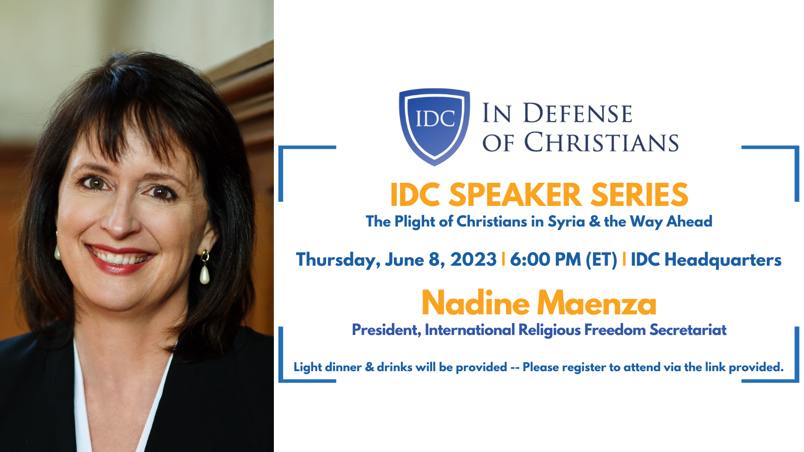 IDC Speaker Series: Nadine Maenza